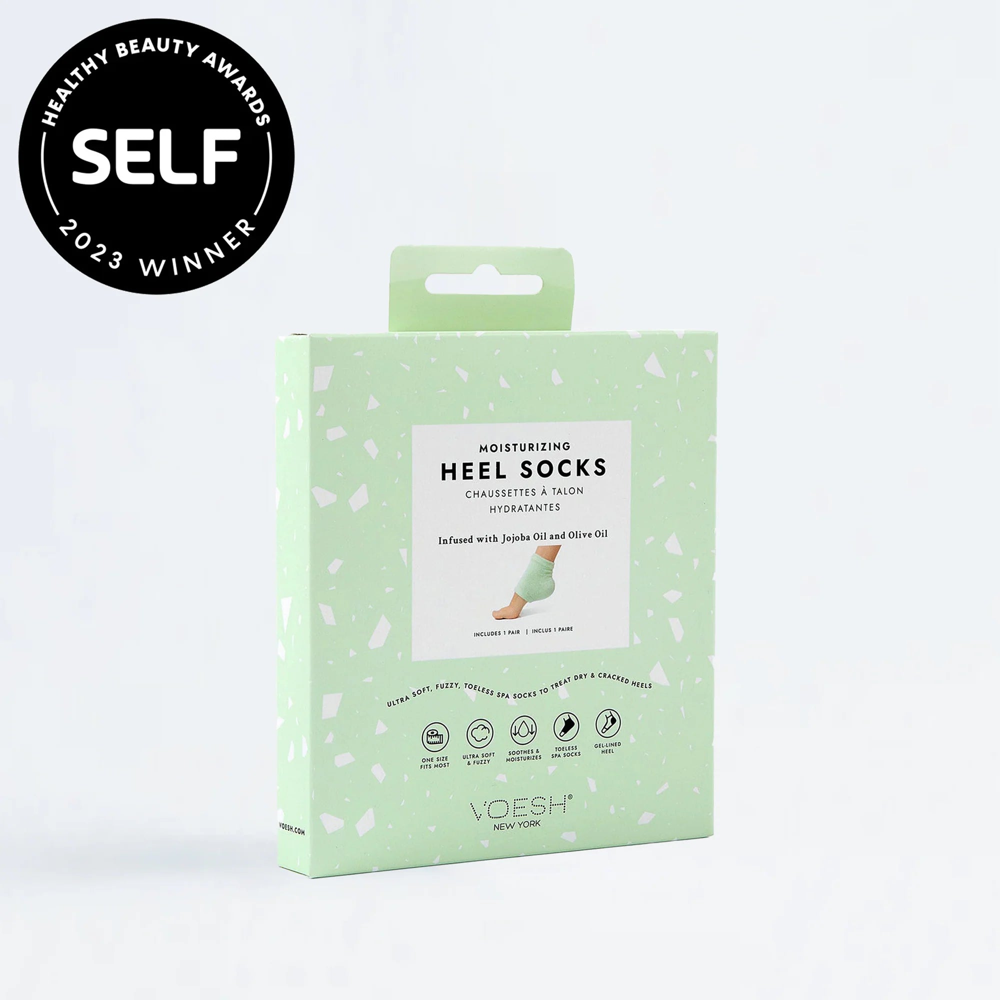 Voesh Moisturizing Heel Socks – The Dermatology Store