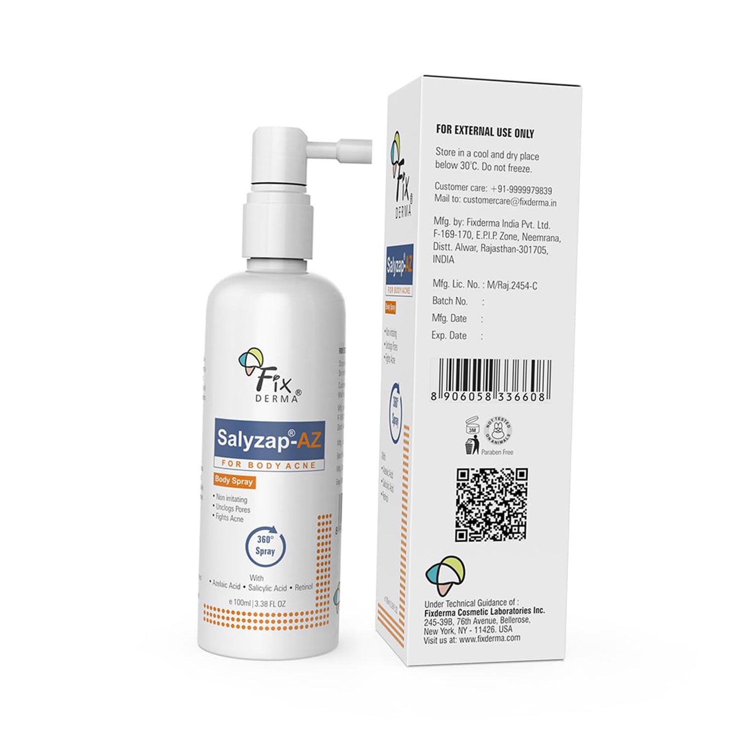 SALYZAP-AZ SPRAY 100 ML – The Dermatology Store